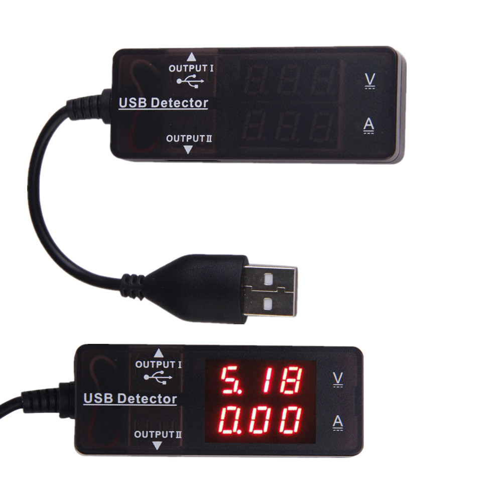 USB Detector Voltmeter Ammeter Power Capacity LCD Battery Current Meter ...