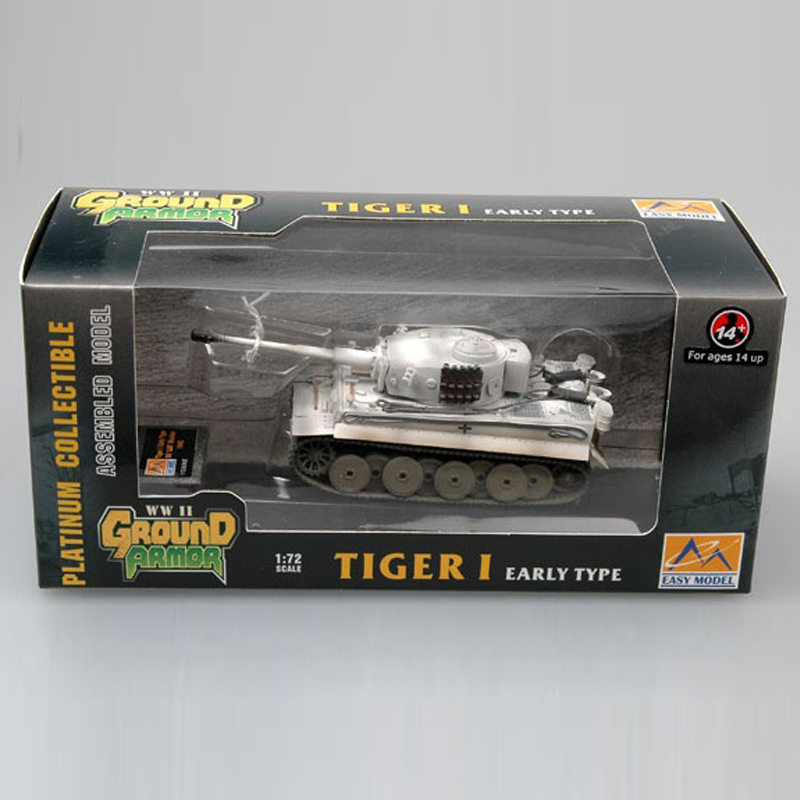 WW2 German Tiger 1 tank model SS 1943 Kharkov winter camouflage 1/72 ...
