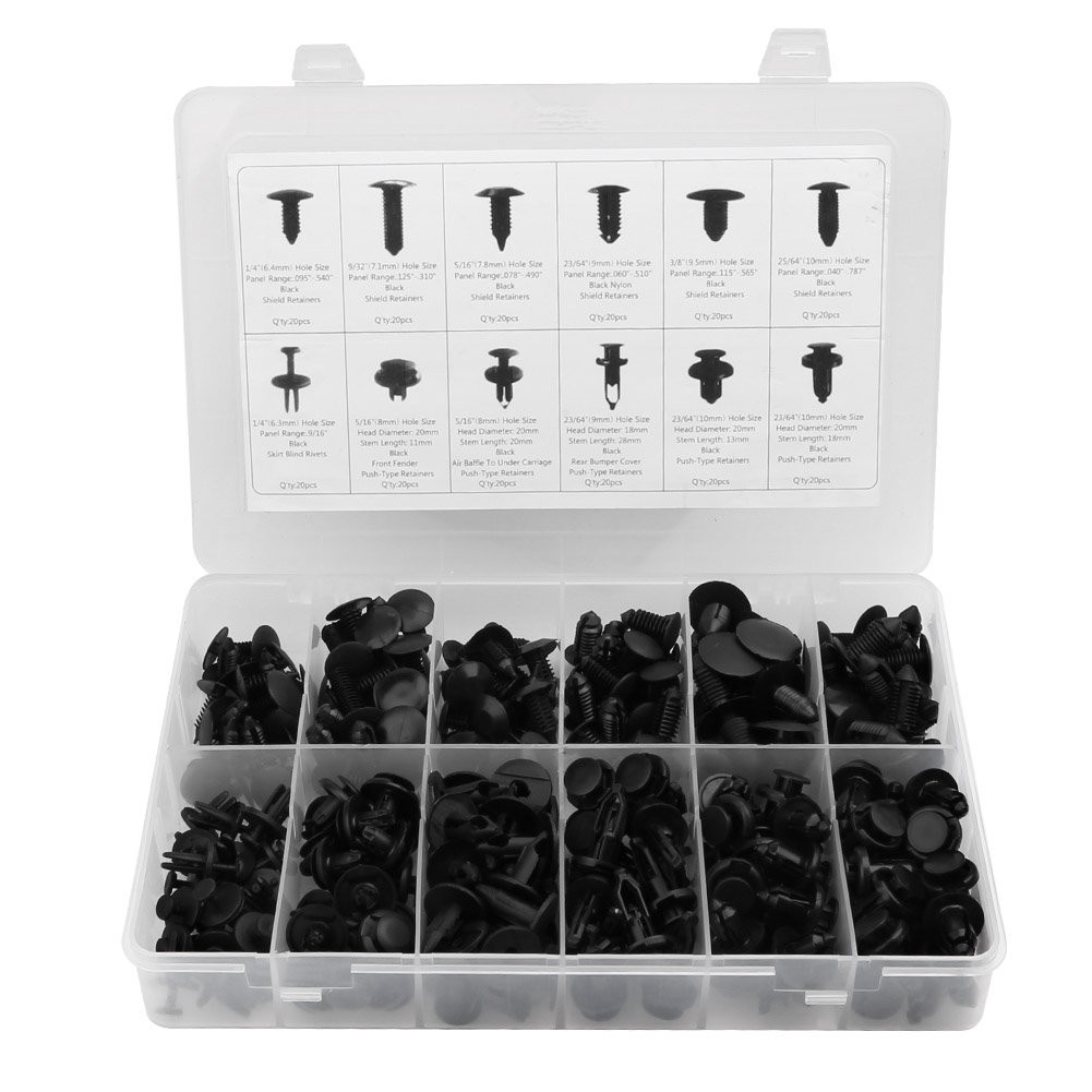 Universal Car Push Retainer Pin Rivet Trim Clip Fastener Clips Panel ...