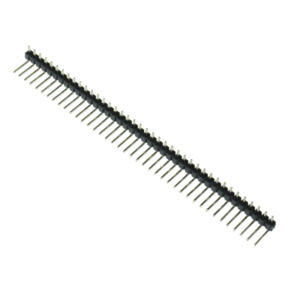 20Pcs 40Pin 2.54mm Single Row Right Angle Pin Header Strip for Arduino ...
