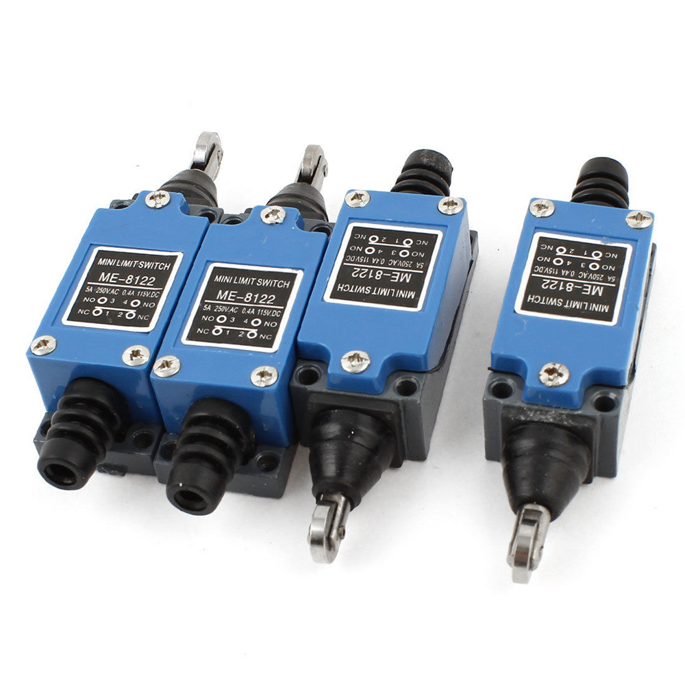 ME-8122 NO NC Momentary Parallel Roller Plunger Actuator Limit Switch ...