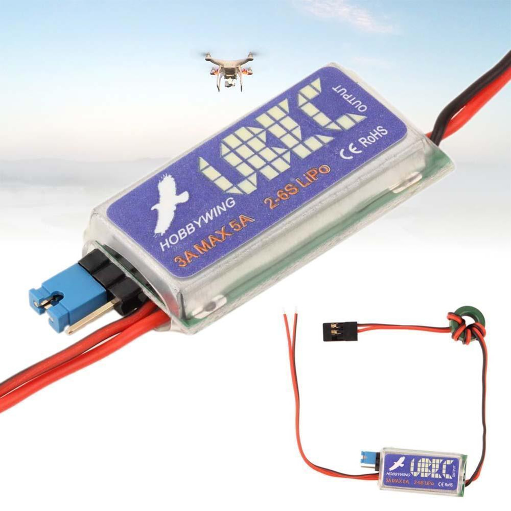 Hobbywing 3A UBEC w/ RF Noise Reduction RC Output BEC Switch Mode for ...