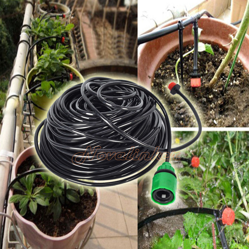 30x Dripper Self Plant Watering Garden Hose 25m DIY Micro Drip ...