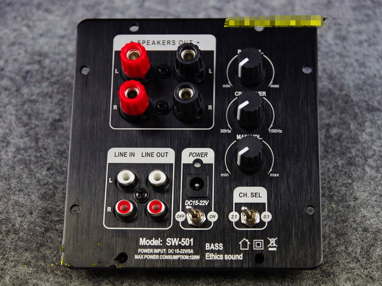 TPA3118 60W+30Wx2 2.1 HIFI Digital Subwoofer Power Amplifier Board W/ 2 ...