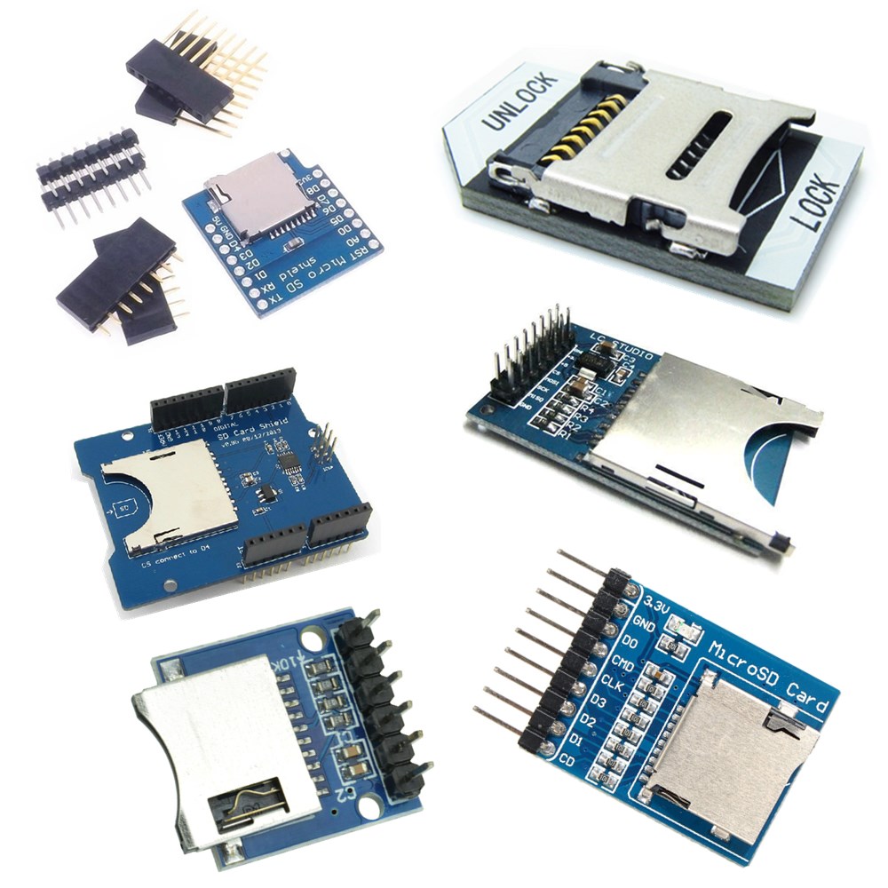 TF Mini to Micro SD Card Memory Module Expansion Board for WeMos D1 ...
