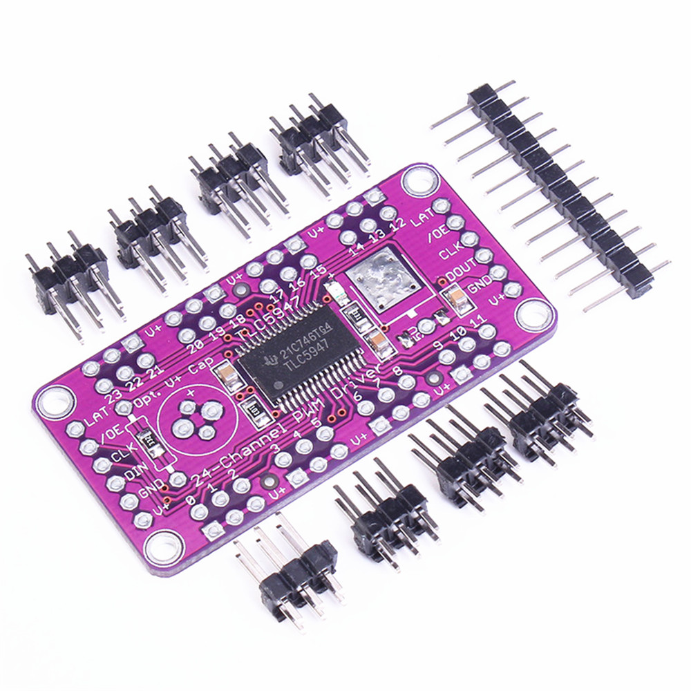 TLC5947 24 Channel PWM LED Driver Modul 12 Bit mit internen Oszillator ...