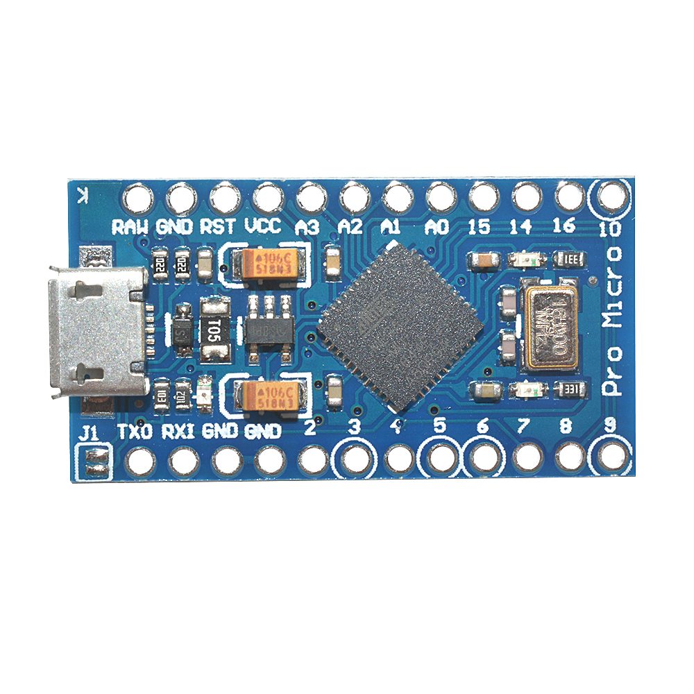 1/2/5/10x Leonardo Pro Micro ATmega32U4 16MHz 5V Pro Mini ATmega328 for ...