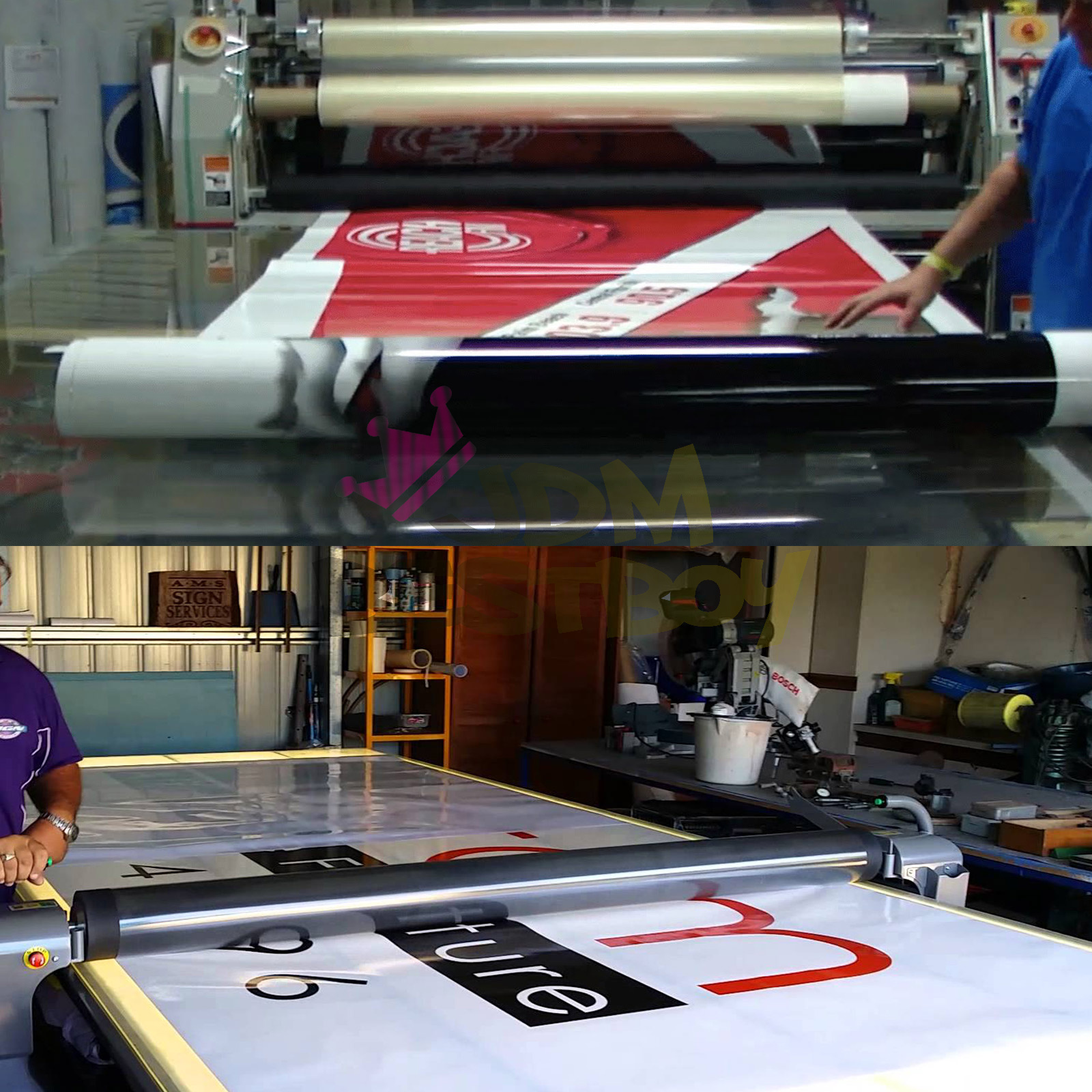 12"x60" Cold Laminating Film Glossy Clear Monomeric Lamination Poster ...