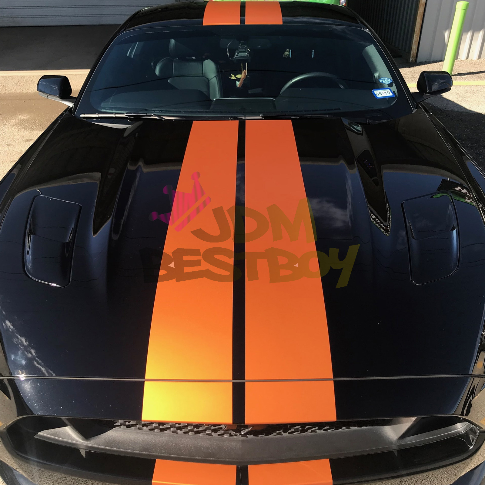 10FT/20FT Long Gloss Color Racing Stripes Vinyl Wrap Rally Decals ...