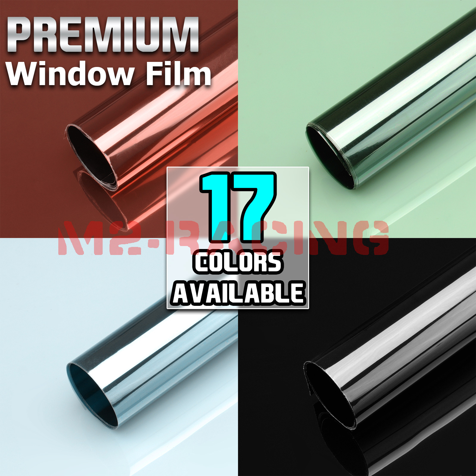 Window Tint One Way Mirror (Chrome Style ONLY) UV Heat Reflective Home ...