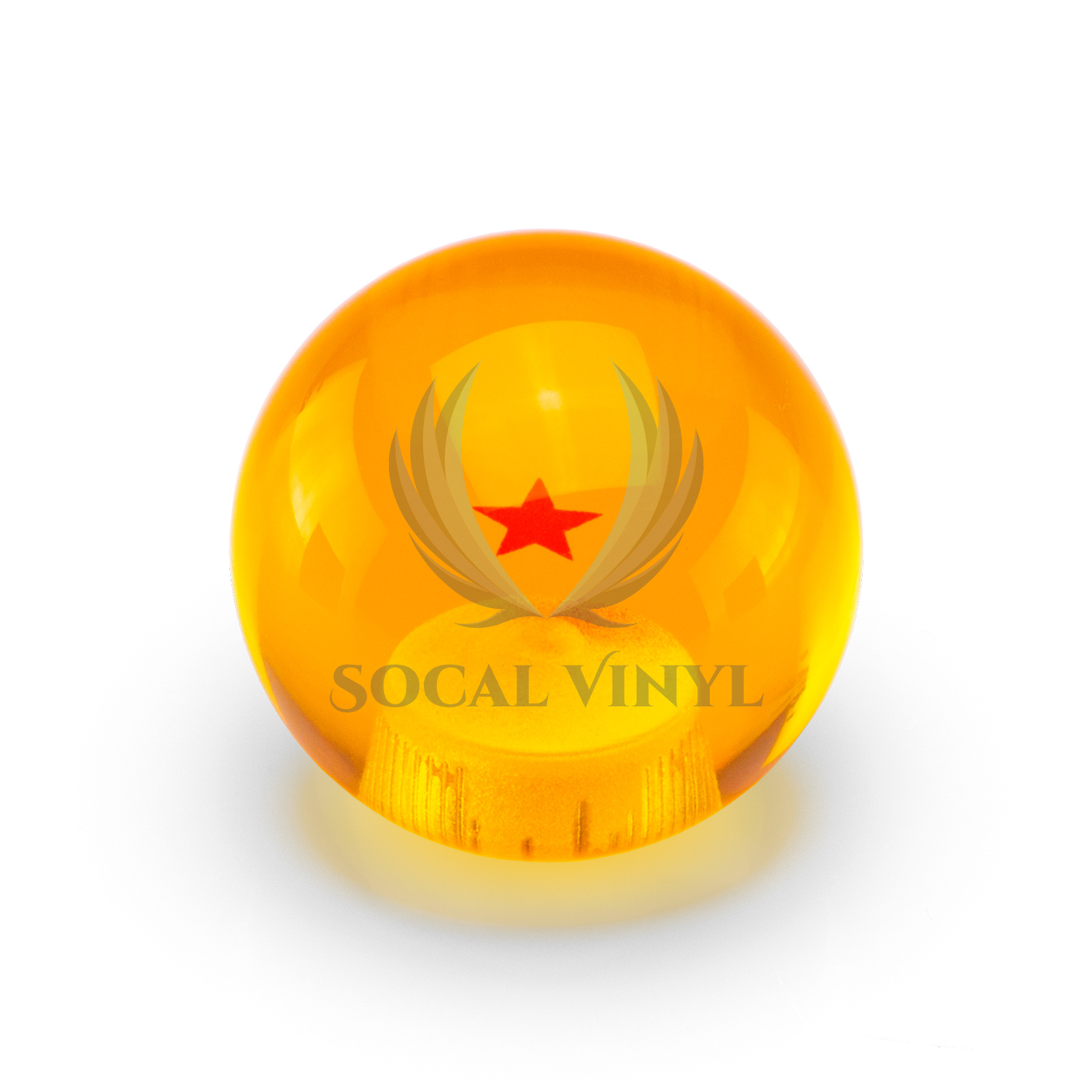 Orange Dragon Ball Shift Knob Shifter with Adapter Universal Manual ...