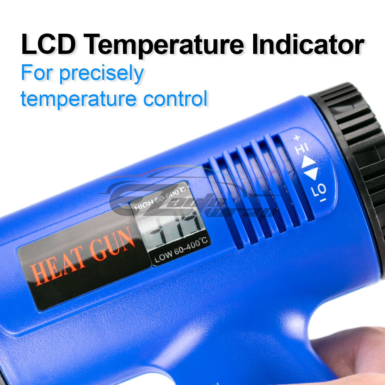 Heat Gun 1800W Heavy Duty Professional Adjustable Temperature with LCD ...