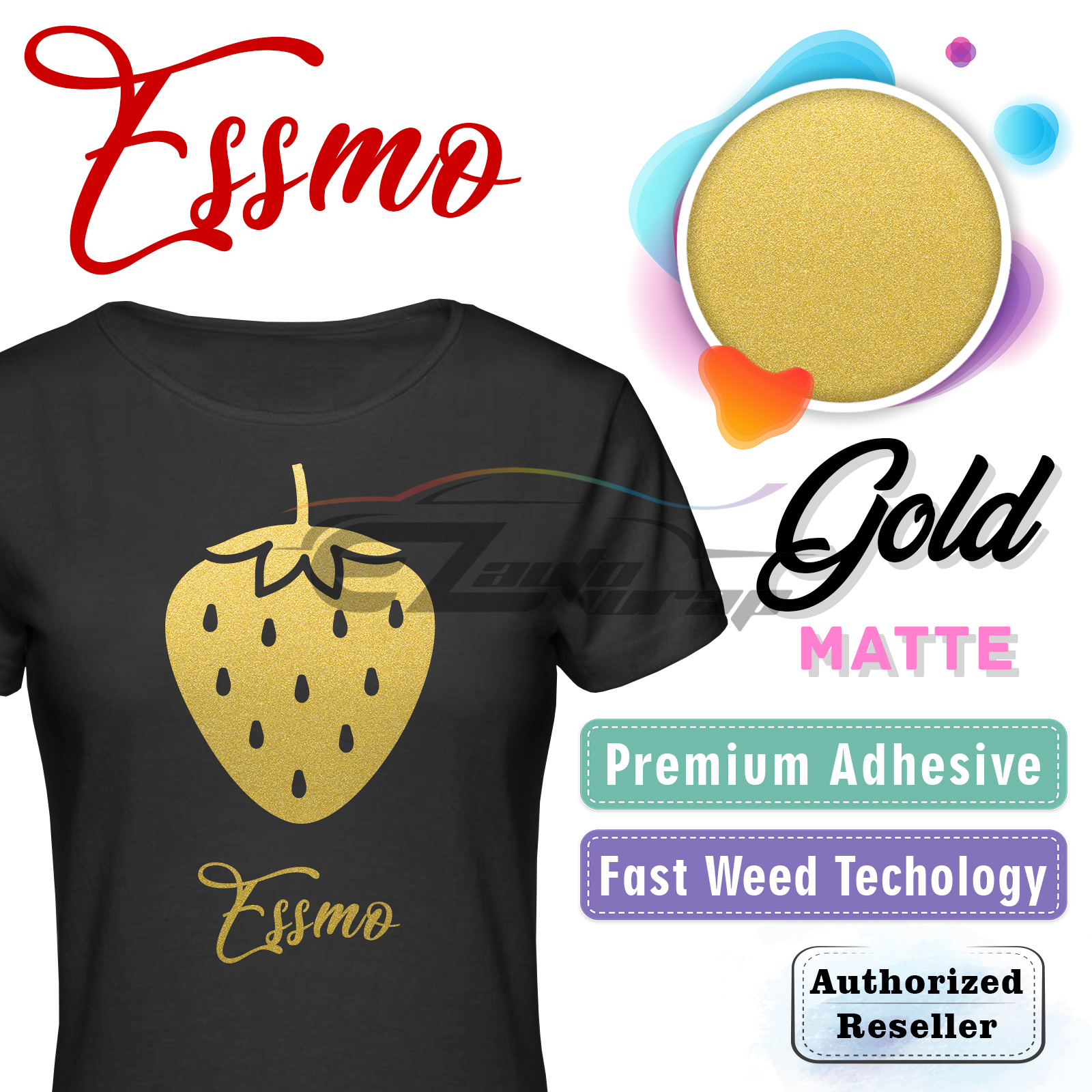 Gold Matte Solid Heat Transfer Vinyl HTV T-Shirt 20" Iron On Heat Press ...