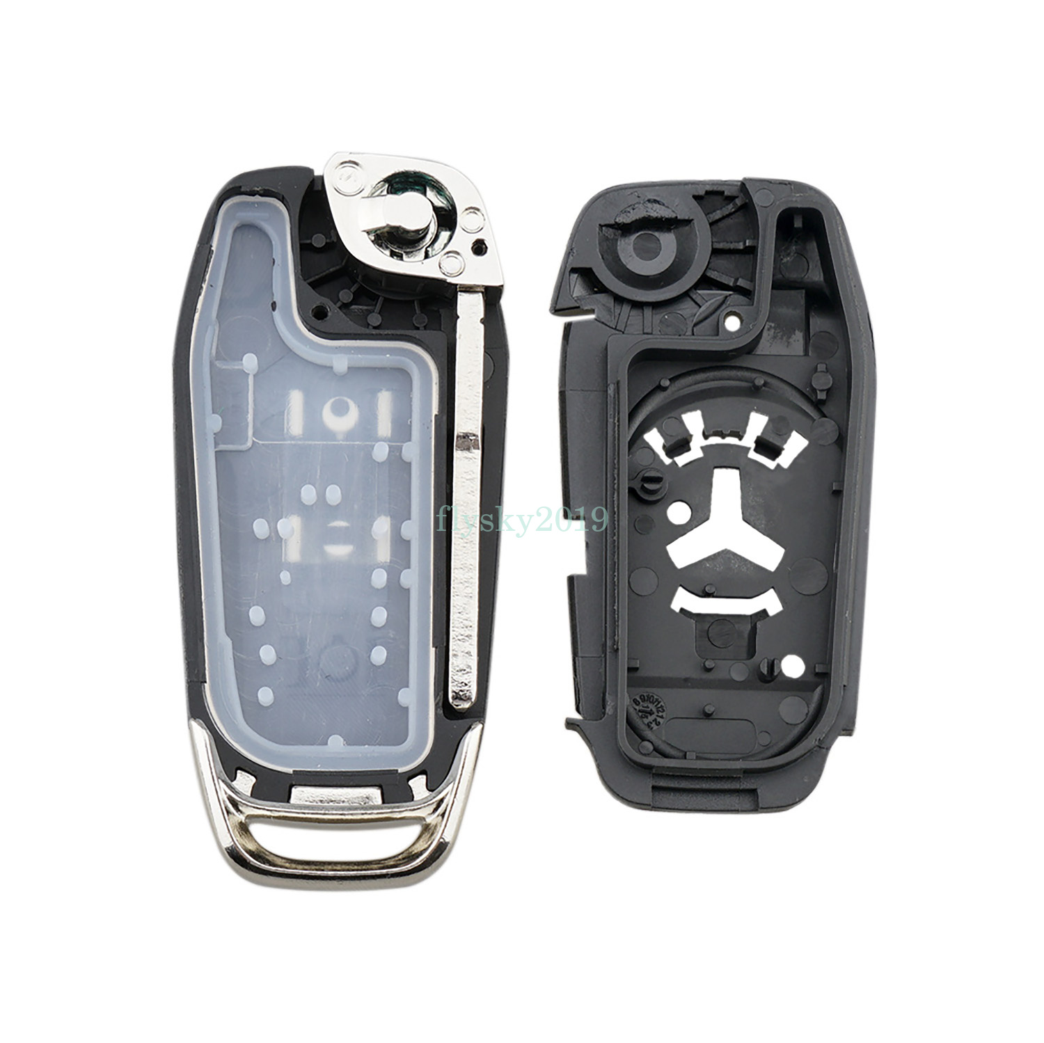 3 Button Flip Remote Key Fob Case Shell For Ford Mondeo MK5 2015 2016 ...