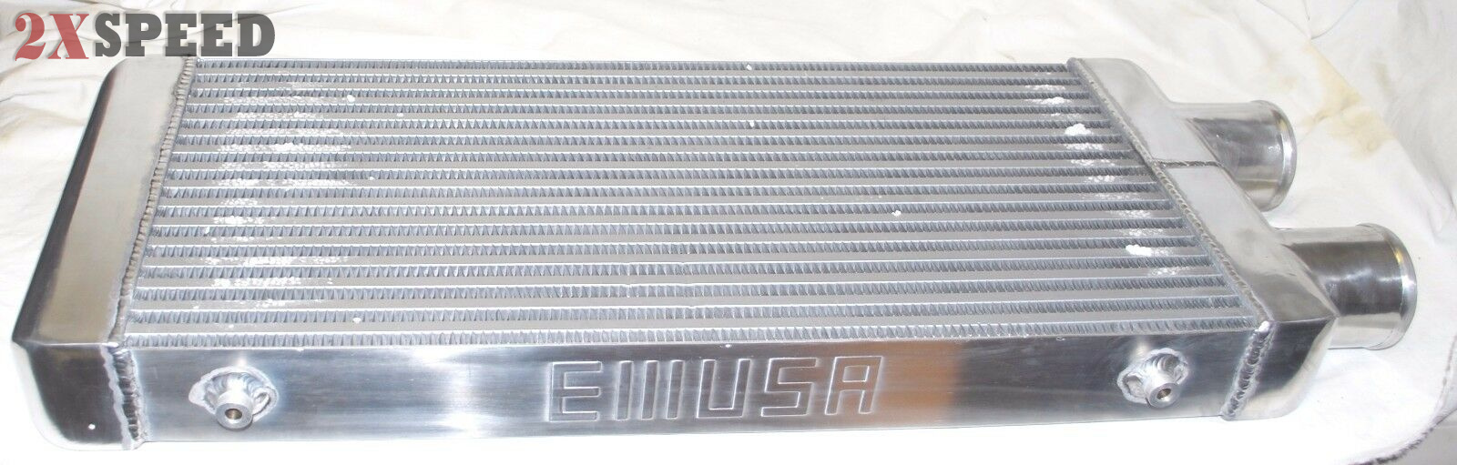 Universal Intercooler overall size 31"X13"X3", 3" Inlet & Outlet Same ...