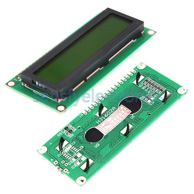 10PCS 1602 16x2 Character LCD Display Module HD44780 Controller Yellow ...