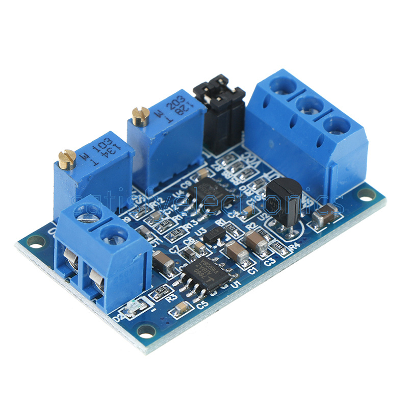 Current to Voltage 0/4-20mA to 0-3.3V 5V 10V Converter Module Analog ...