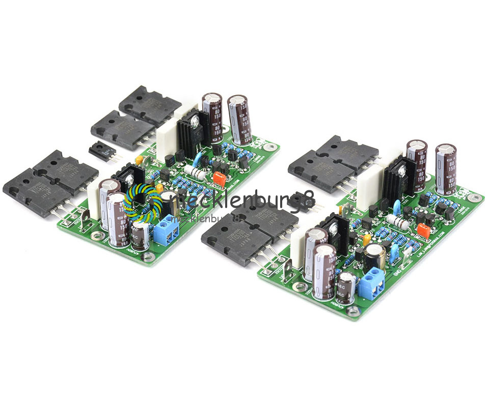 2PCS Audio Amplifier A1943 C5200 Stereo Dual Channels 350W Amplifier ...