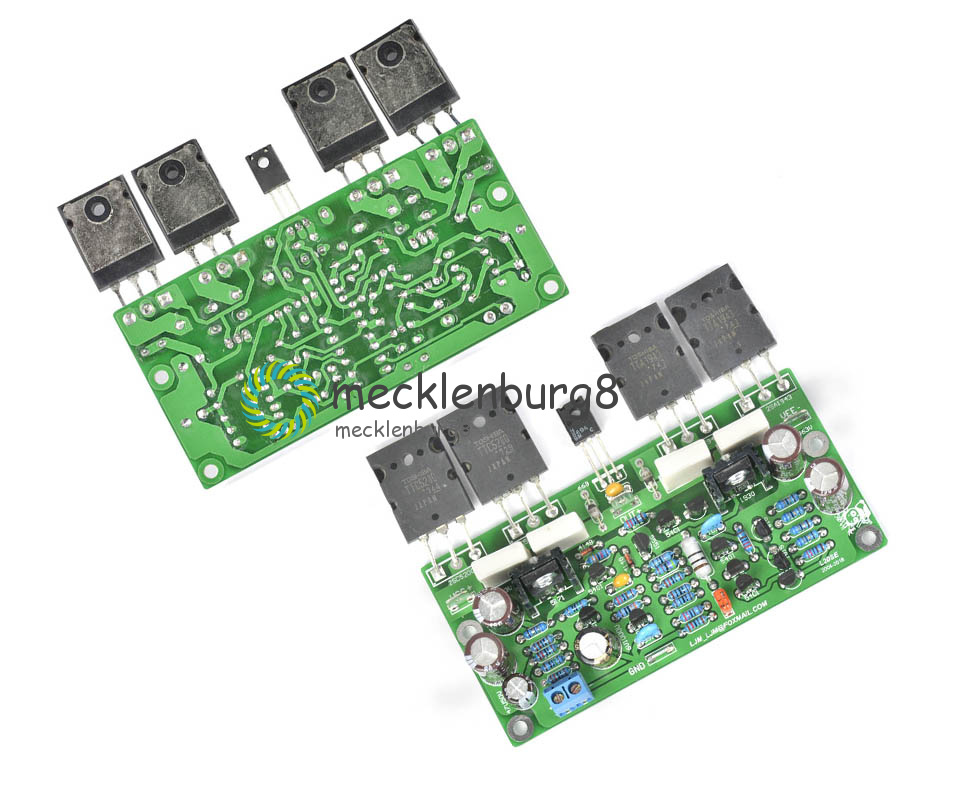 2PCS Audio Amplifier A1943 C5200 Stereo Dual Channels 350W Amplifier ...