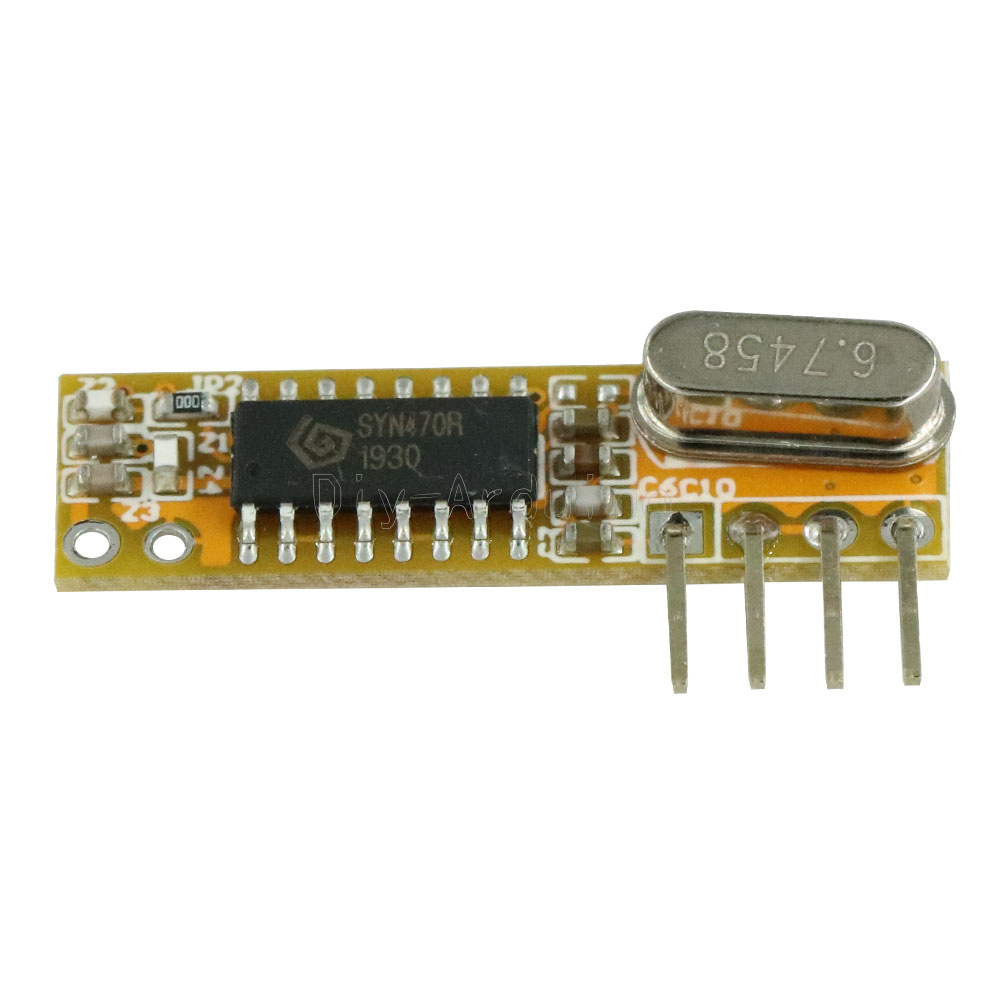 RXB12 433Mhz Superheterodyne Wireless Receiver -107dB for Arduino/AVR ...