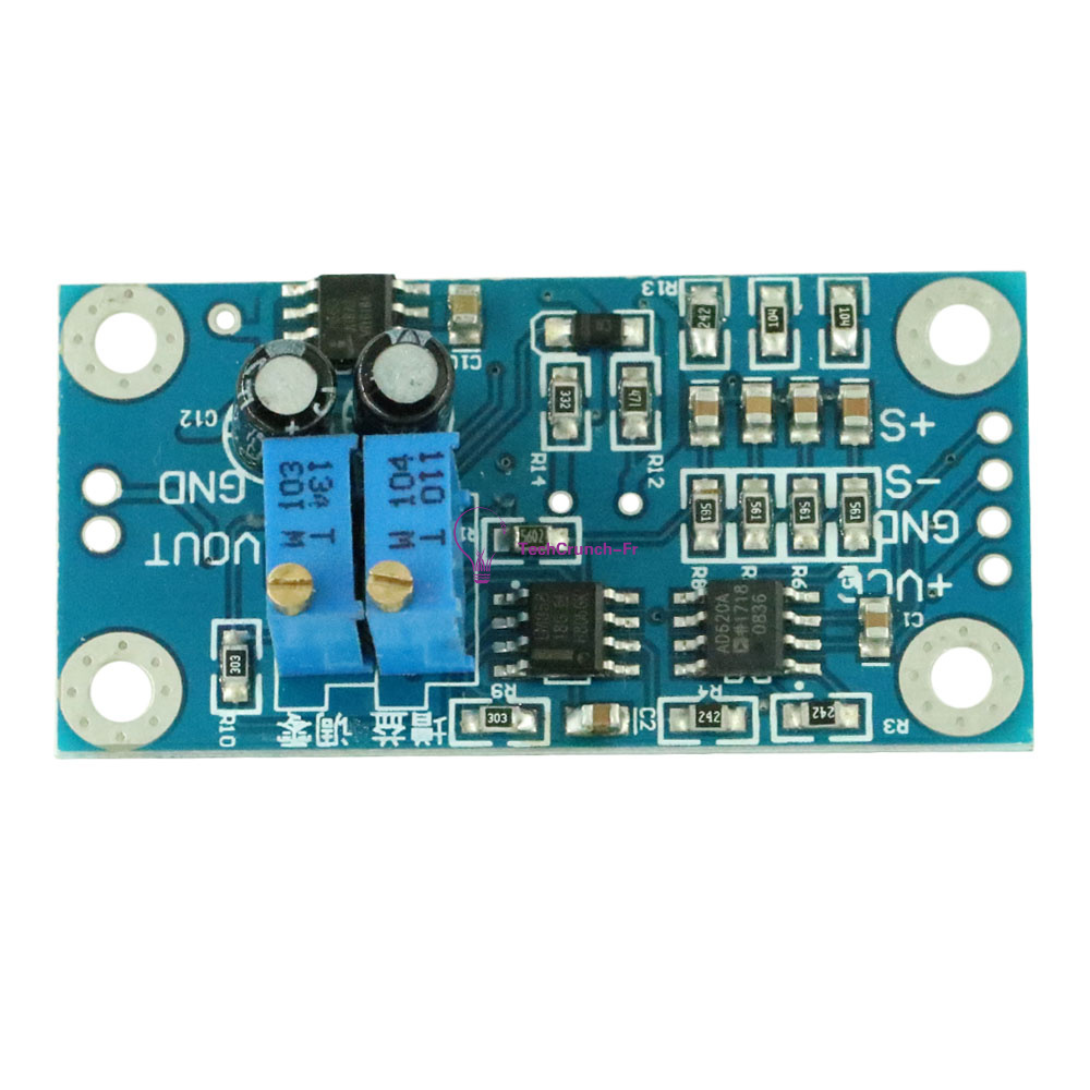 AD620 UV MV Microvolt Voltage Amplifier Signal Instrumentation Module ...