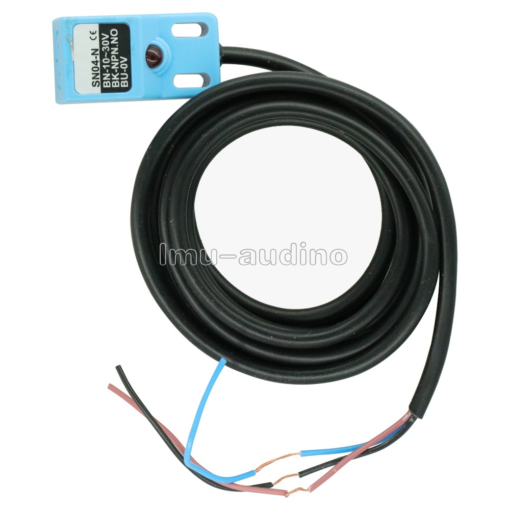 ABS Plastic Rectangle Sensor Sourcing Map SN04-N NPN Inductive ...