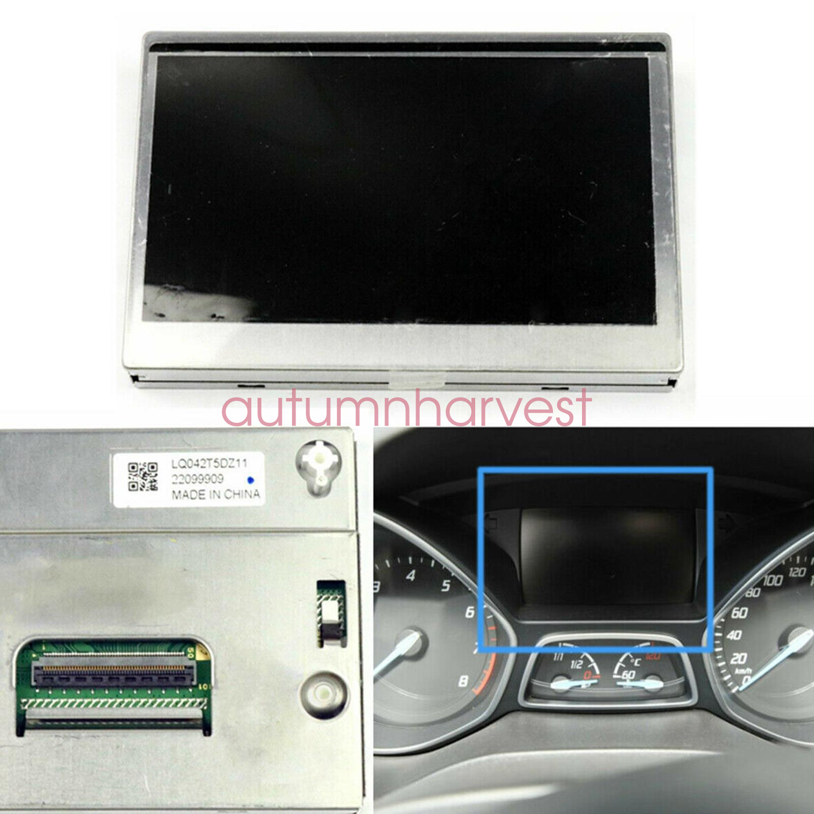 LCD Display Color Screen For 13-16 Ford Focus Escape Speedometer ...