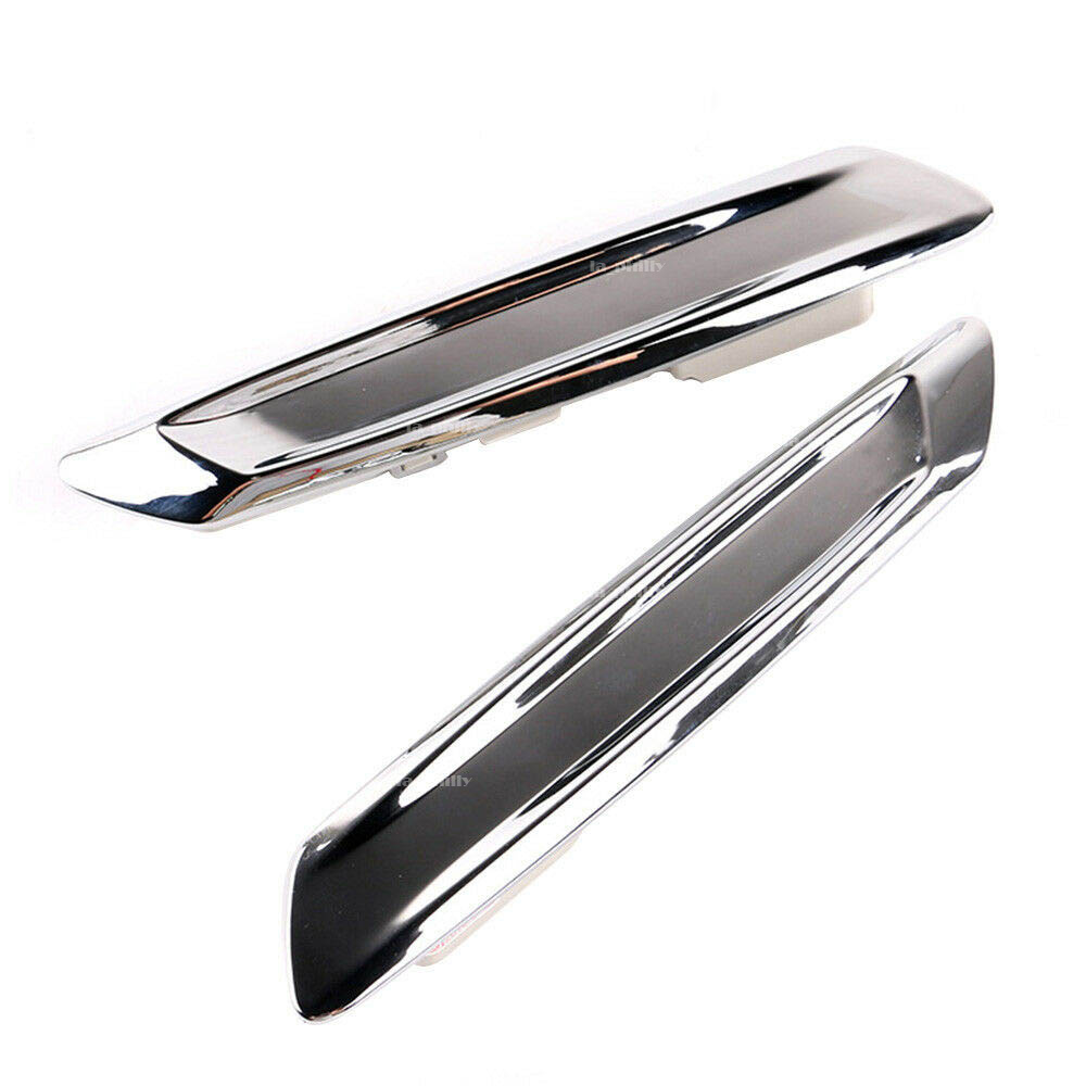 Exterior Front Fender Trim Chromed LH&RH For BMW F10 LCI 13-16 Sedan ...