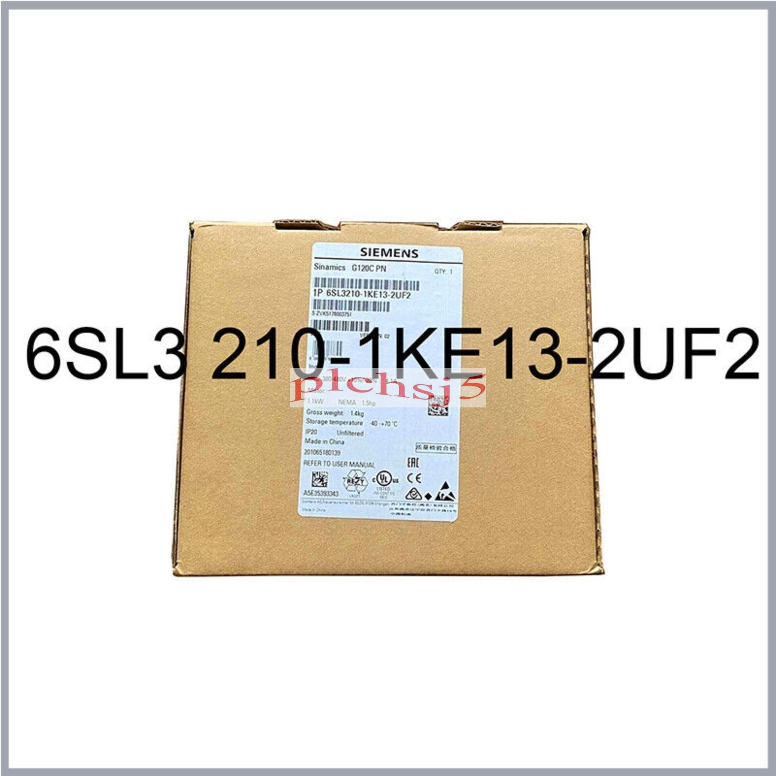 1* Siemens 6SL3210-1KE13-2UF2 G120C RATED POWER 1,1KW 6SL3 210-1KE13 ...