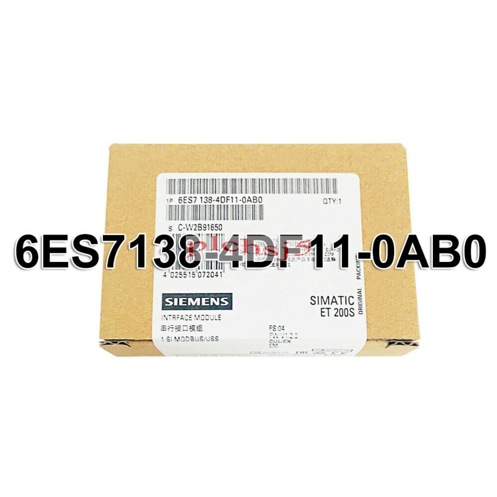 New Siemens 6ES7 138-4DF11-0AB0 6ES7138-4DF11-0AB0 PM-E Power Modules ...