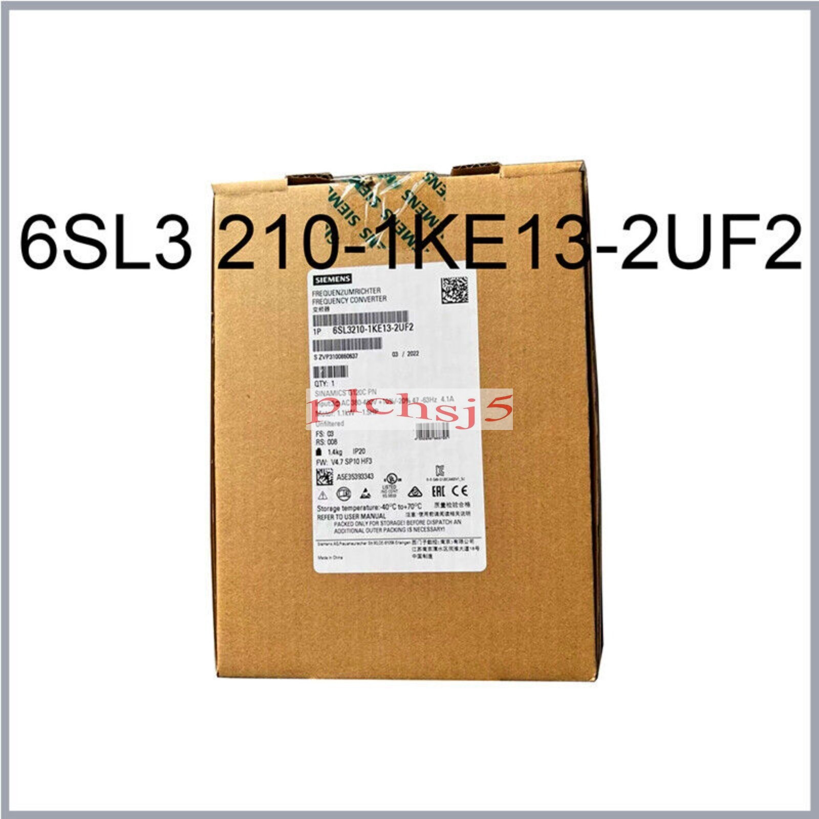1* Siemens 6SL3210-1KE13-2UF2 G120C RATED POWER 1,1KW 6SL3 210-1KE13 ...