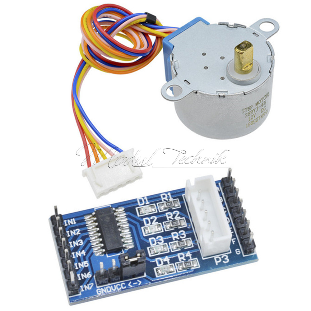 ULN2003 Stepper Motor Driver Module for Arduino+DC 12V Stepper Motor ...