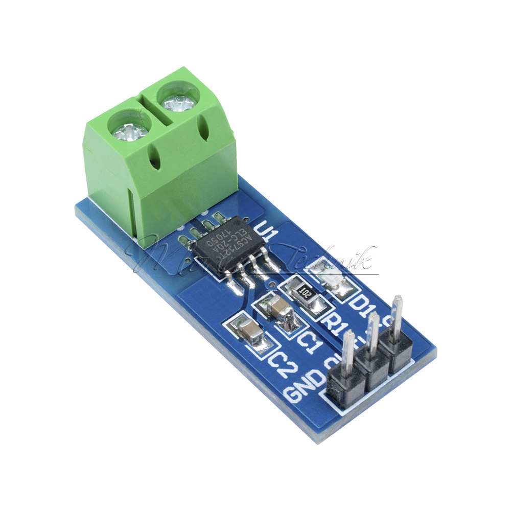 Acs712 20a Stromsensor Analogausgang Current Sensor Hall Sensor Arduino Ebay