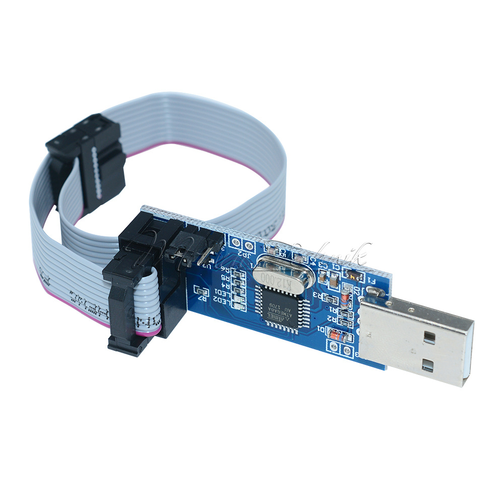 Atmega16 Minimum System Board Atmega32 10pin Usb Isp Usbasp Programmer Cable Ebay