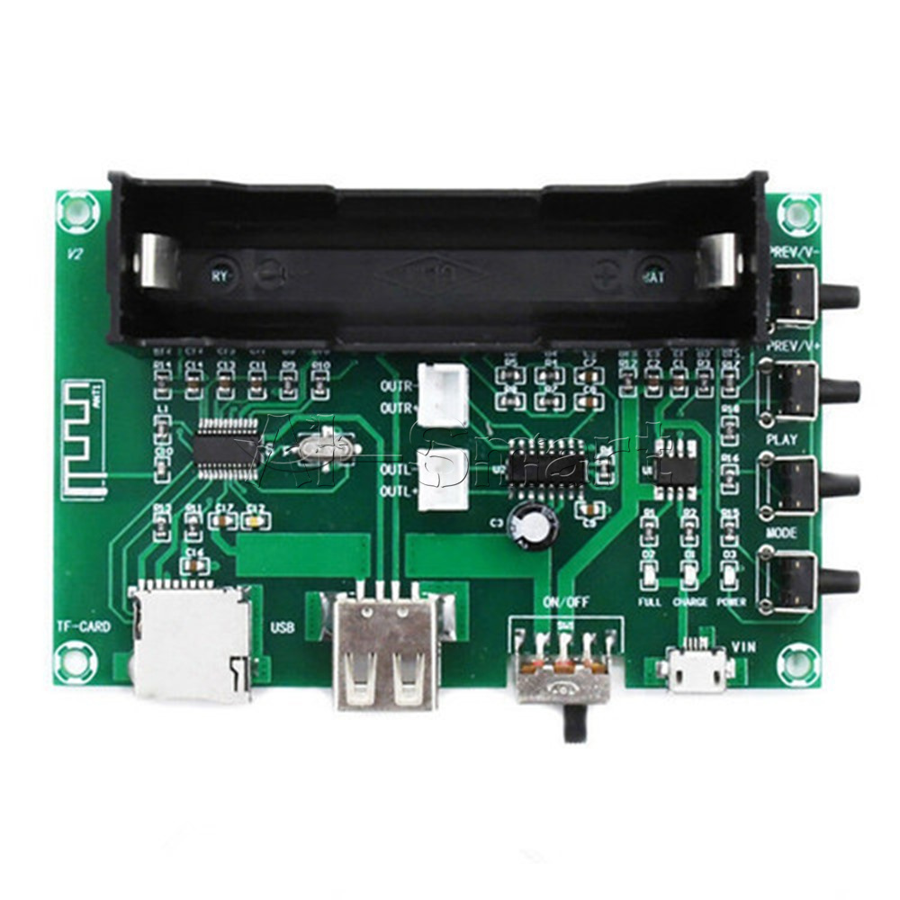 PAM8403 Bluetooth Amplifier Stereo Board Dual channel 10W For 18650 ...