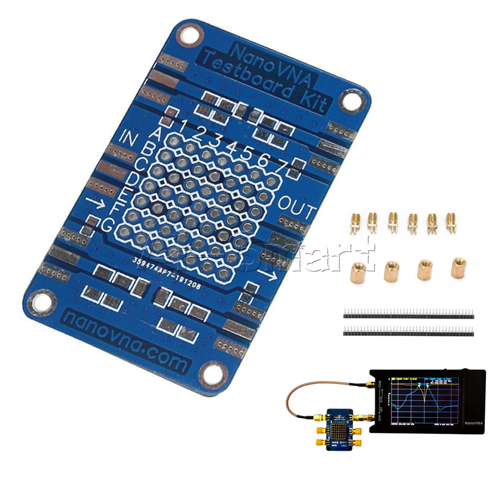NanoVNA Testboard Kit Accurate Network Analysis VNA Test Circuit Demo ...