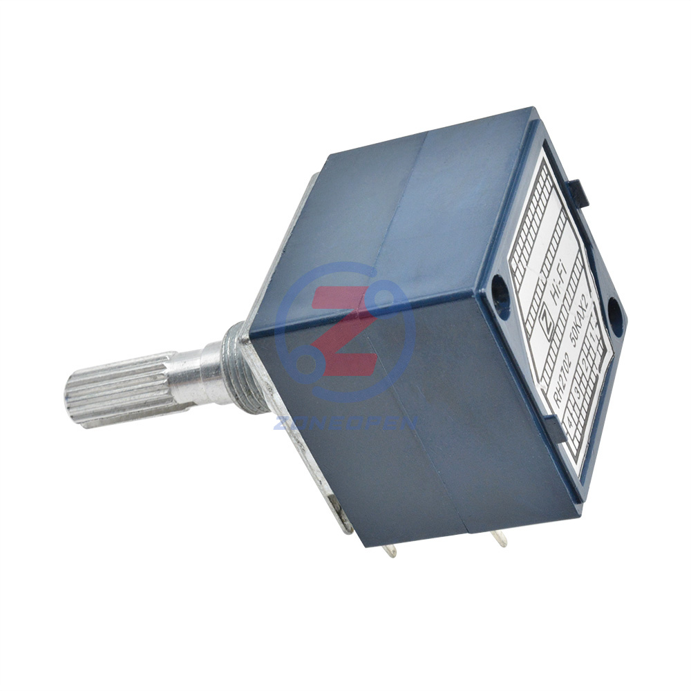 50K ALPS Audio Potentiometer Volume Control Amplifier Pot Stereo Log 5% ...