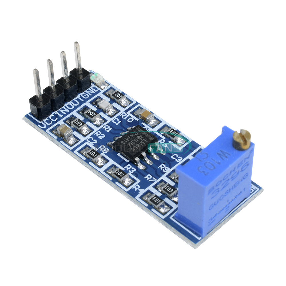 LM358 100 Times Gain Signal Amplifier Amplification Operational ...