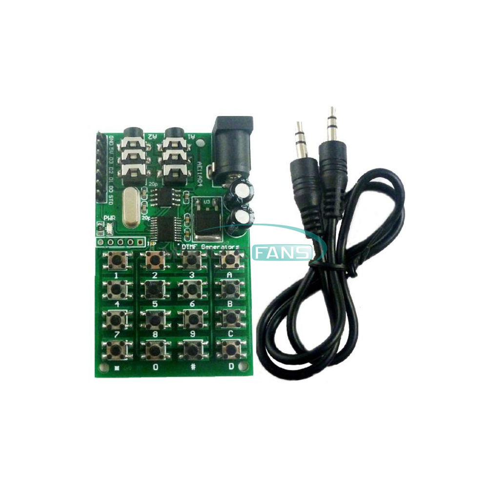 Keypad Dtmf Generator Module Audio Encoder Transmitter Board For Arduino Uno Ebay 