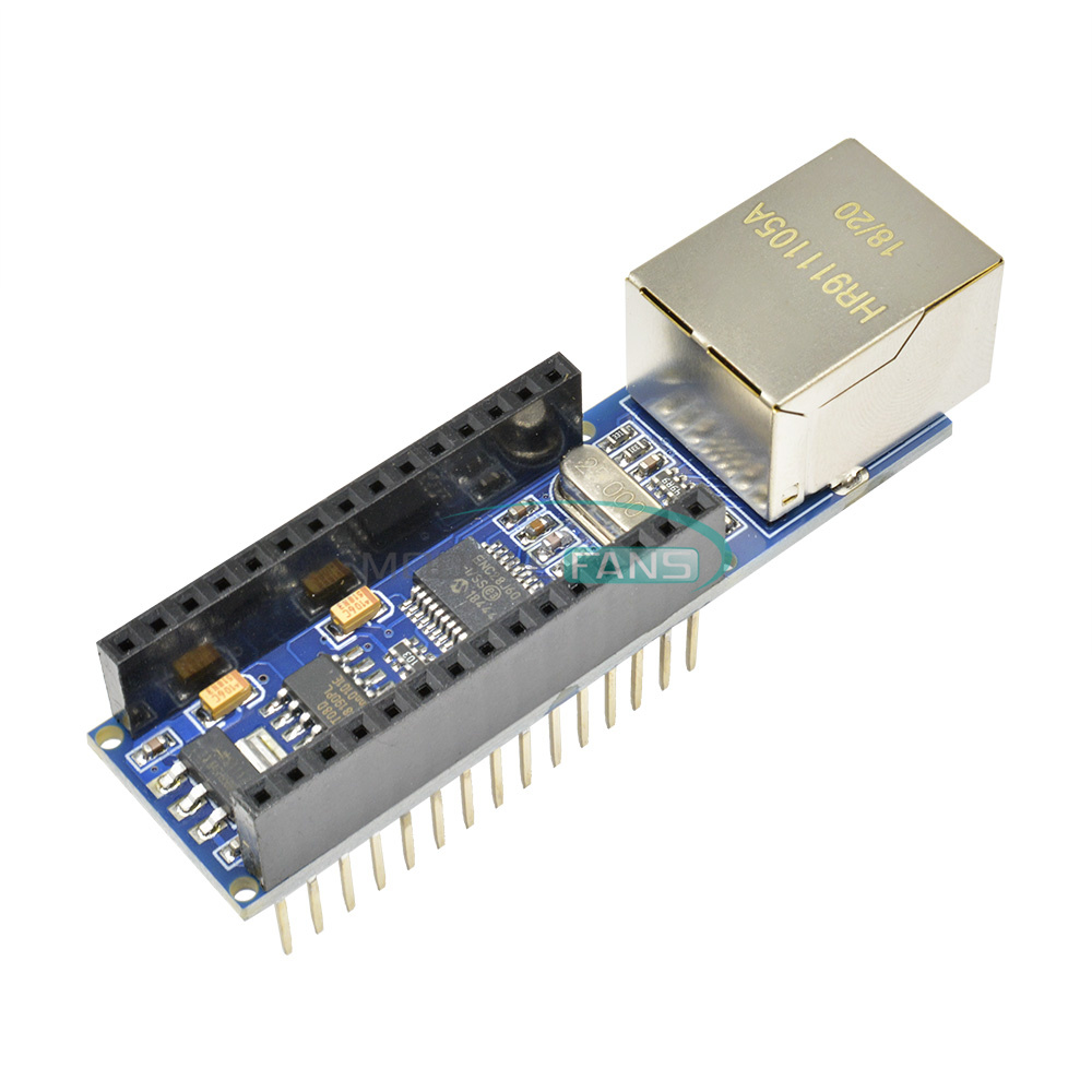 Mini Enc28j60 Webserver Module Ethernet Shield Board For Arduino Nano V30 Ebay