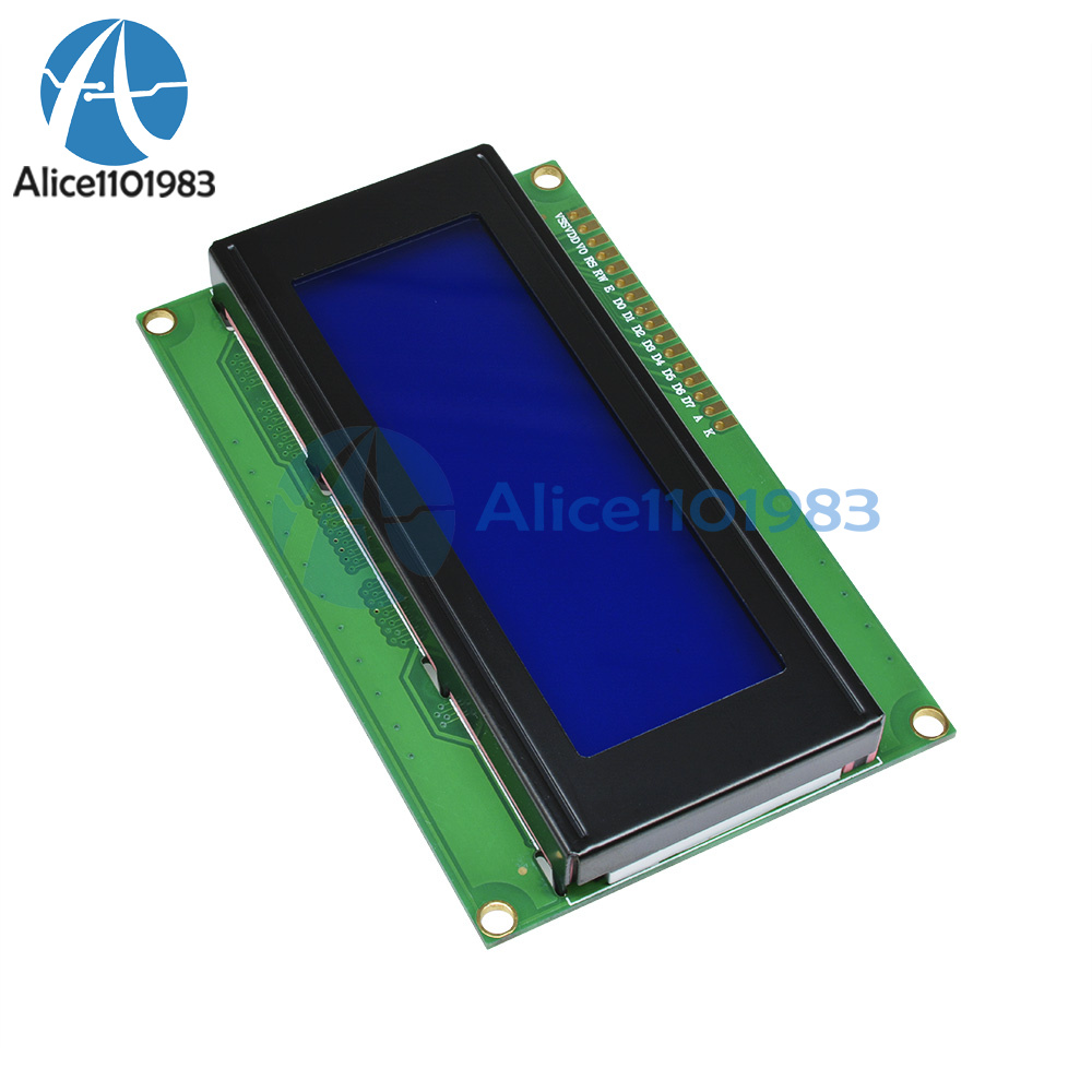 2004 204 20x4 Character LCD Display Module HD44780 Controller Blue ...