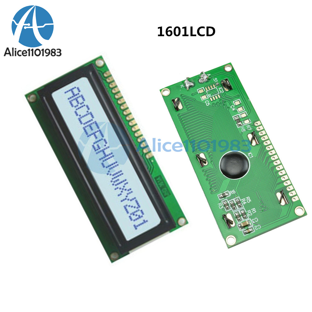 White 1601 16X1 Character LCD Display Module LCM STN SPLC780D / KS0066 ...