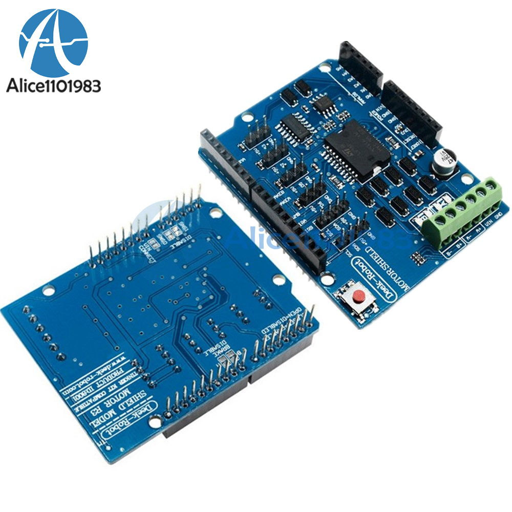 2pcs L298p Shield R3 Two Motor Driver 2a H Bridge 2 Way For Arduino Uno 2560 863105501830 Ebay