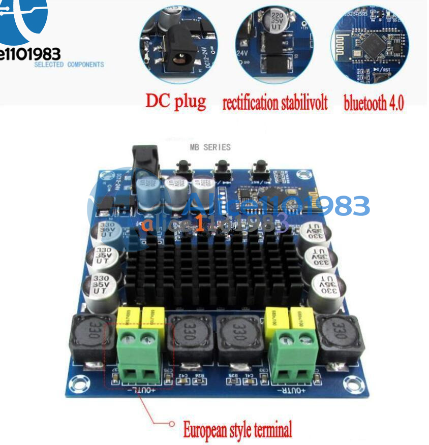 TPA3116 D2 2x50W 2x50W+100W 2x120W Class D Dual Channel Digital Stereo ...