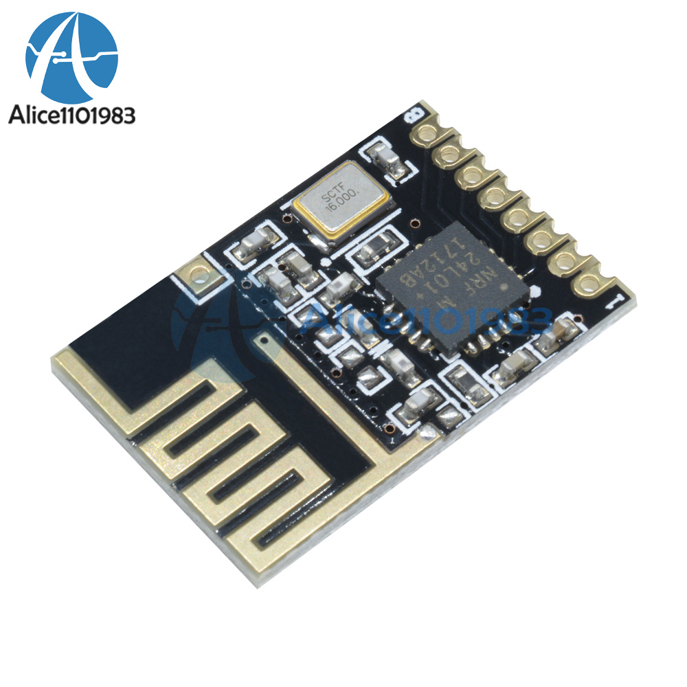 5PCS Mini NRF24L01 SMD 1.27MM wireless transceiver module Small Size ...