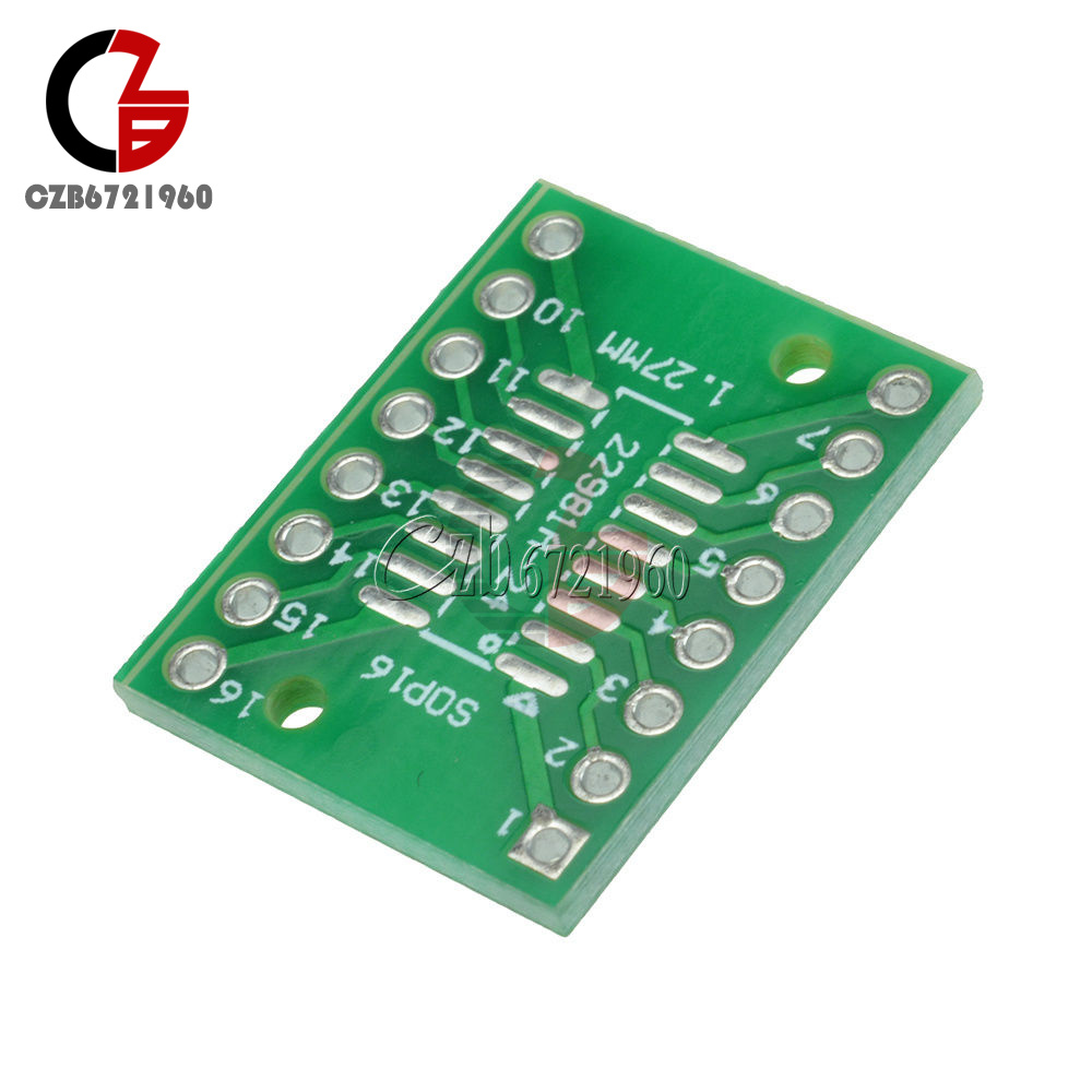 20pcs SOP16 SSOP16 TSSOP16 To DIP16 0.65/1.27mm IC Adapter PCB Board ...