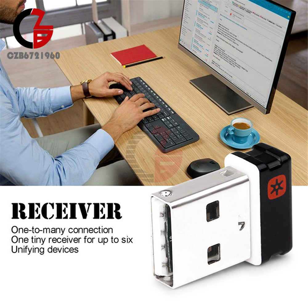 Unifying Receiver 1 to 6 Devices For Logitech USB Wireless Keyboard ...