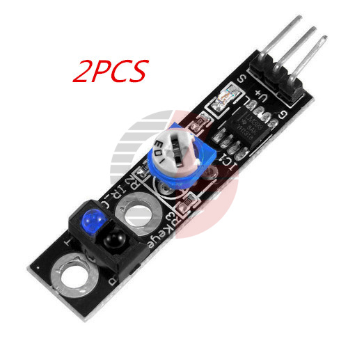 2PCS TCRT5000 KY-033 Infrared Reflection Sensor Module Line Track for ...