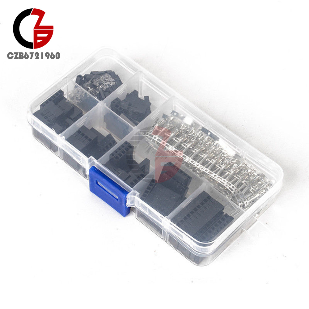310PCS 2.54mm Male Female Dupont Wire Jumper With Header Connector ...