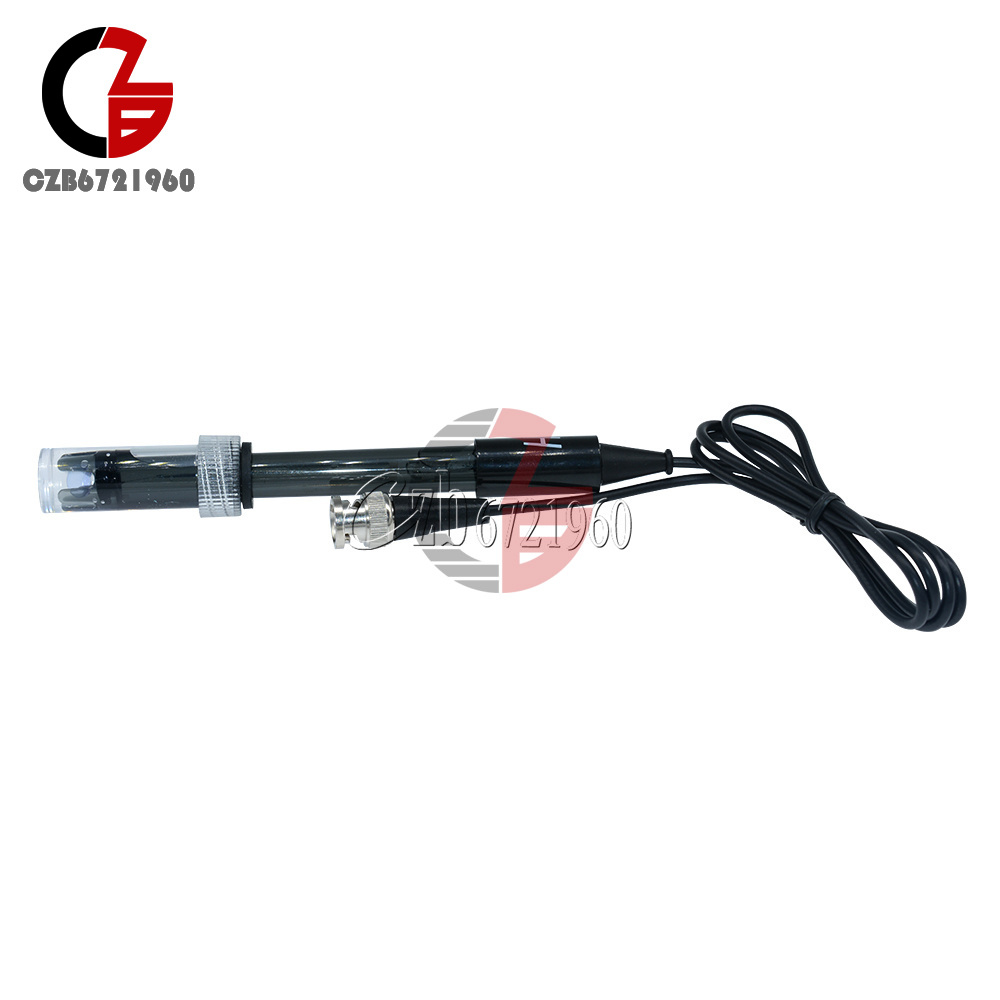 Liquid PH0-14 Value Detect Sensor Module + PH Electrode Probe BNC for ...